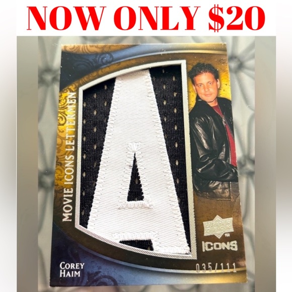 Upper Deck | Toys | Corey Haim 209 Upperdeck Celebrity Movie Lettermen ...